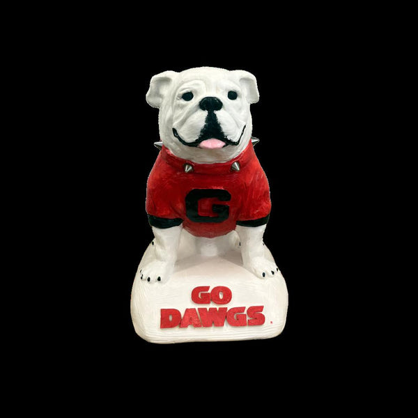 Georgia Bulldogs Mini UGA Mascot Table Top Sculpture - College Bronze