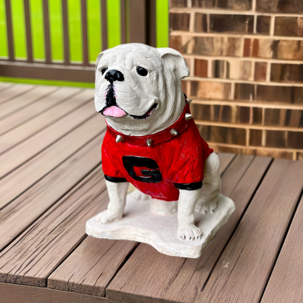GEORGIA BULLDOGS unique table top figurines and statuary mascots and ...