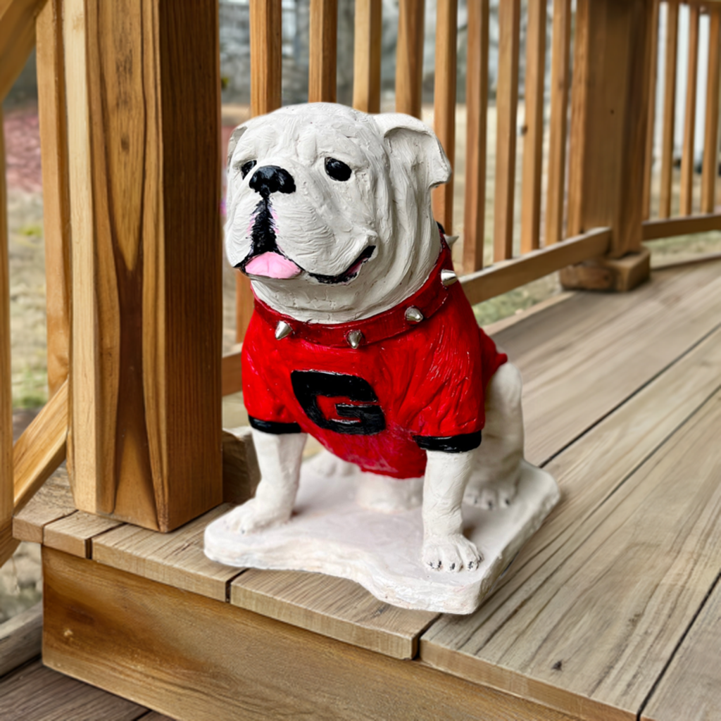 GEORGIA BULLDOGS unique table top figurines and statuary mascots and ...