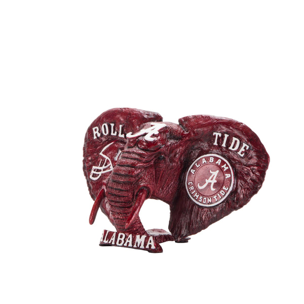 Alabama Crimson Tide Cast Bronze Crimson Elephant - College Bronze